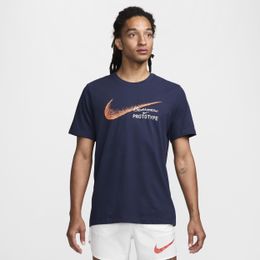 Nike Dri-FIT Lauf-T-Shirt (Herren) - Blau