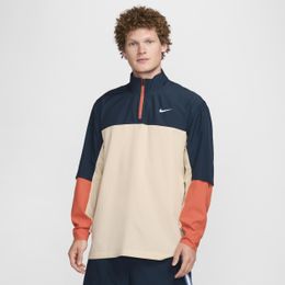 Nike Golf Club Dri-FIT Golfjacke mit Halbreißverschluss (Herren) - Braun