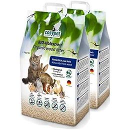 40 L COSYPET Einstreu Pellets für Kaninchen, Hamster, Nager + Katzen 100% Bio + Natürlich