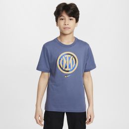 Inter Mailand Nike Fußball-T-Shirt für ältere Kinder - Blau