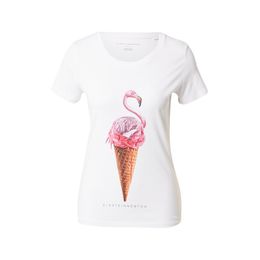 Einstein Newton Einstein & Newton Shirt 'Flamingo Ice' Damen Gr&ouml;&szlig;e M braun / kastanienbraun / pink / dunkelpink / wei&szlig;