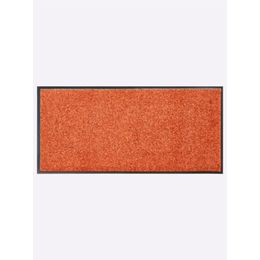Fußmatte Salonloewe Teppiche Gr. B/L: 35 cm x 120 cm, 7 mm, 1 St., orange (terra) Fußmatten gemustert