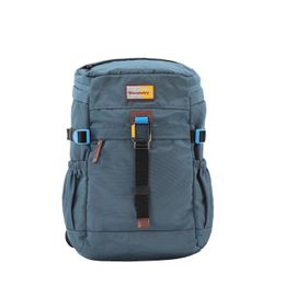 Sportrucksack DISCOVERY "Icon" Gr. B: 30 cm, blau Rucksäcke aus robustem rPet Polyester-Material