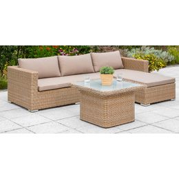 Gartenlounge-Set Merxx "Veneto" Sitzmöbel-Sets beige