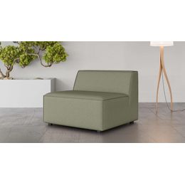Sessel Inosign "Cavan" Gr. Struktur, ohne Armlehnen, B/H/T: 90 cm x 72 cm x 90 cm, grün Inosign Bequemer Sessel ohne Armlehne