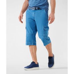 Bermudas Eurex By Brax "Style BILL" Gr. 26U, Unterbauchgrößen, blau (bleached) Herren Hosen