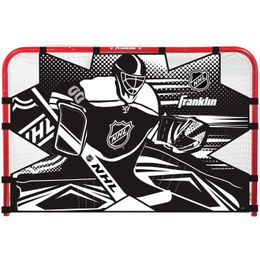 Hockeytor Franklin "Torwand Shooter 72" mit Klettverschluss" Sport-Tore Gr. B/H: 182 cm x 122 cm, Polyvinylchlorid (PVC), schwarz (schwarz, weiß) Sportplatzausrüstung