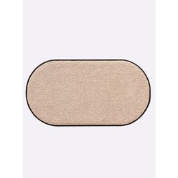 Fußmatte Salonloewe Teppiche Gr. B/L: 75 cm x 120 cm, 7 mm, 1 St., beige (sand) Fußmatten einfarbig