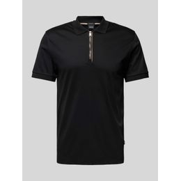 BOSS Slim Fit Poloshirt mit Label-Detail Modell 'Polston'