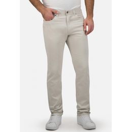 Brühl Stoffhose BRÜHL "York" Gr. 25, EURO-Größen, weiß (altweiß) Herren Hosen 5-Pocket-Hose in schlichtem Design