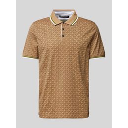 Michael Kors Poloshirt mit kurzer Knopfleiste