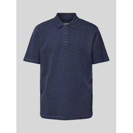 McNeal Regular Fit Poloshirt mit kurzer Knopfleiste