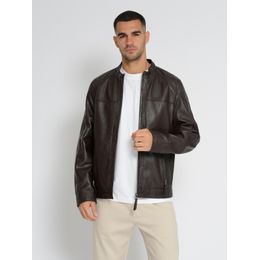 Lederjacke JCC "31023508", Herren, Gr. 52, braun, Obermaterial: 100% Lammleder ; Futter: 100% Baumwolle ; Ärmelfutter 100% Polyester, Jacken