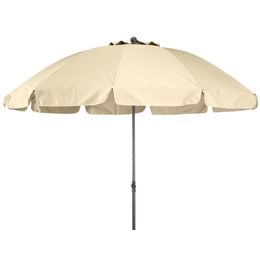 siena GARDEN Tropico Mittelstockschirm Ø250 cm Stahl/Anthrazit Natur