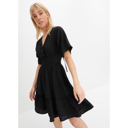 bonprix Minikleid, schwarz