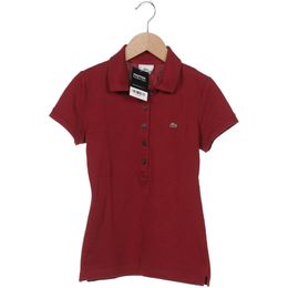 Lacoste Damen Poloshirt, bordeaux, Gr. 36