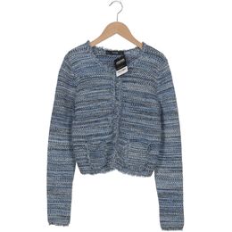 Hallhuber Damen Strickjacke, blau, Gr. 34