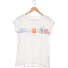 Esprit Damen T-Shirt, weiß, Gr. 36