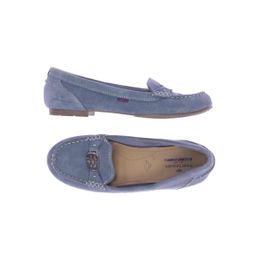 Tom Tailor Damen Ballerinas, blau, Gr. 38