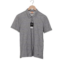 BOSS Orange Herren Poloshirt, grau, Gr. 48