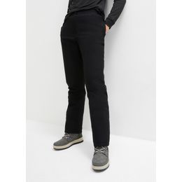 bonprix Thermohose mit Fleecefutter und Komfortbund wasserdicht, schwarz, Gr.40, Wasserdichte Skihose mit Fleecefutter und Komfortbund, Straight Fit, aus Fleece