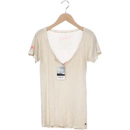 FROG BOX Frogbox Damen T-Shirt, beige, Gr. 36