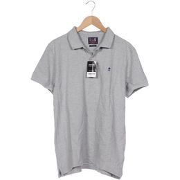 River Woods Herren Poloshirt, grau, Gr. 56