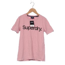 Superdry Damen T-Shirt, pink, Gr. 34