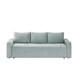 Smart Big Sofa mit Schlaffunktion Fania ¦ türkis/petrol ¦ Maße (cm):