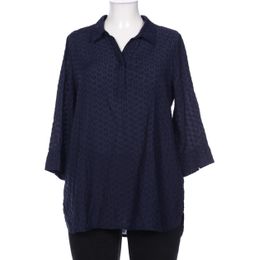 Ulla Popken Damen Bluse, marineblau, Gr. 42