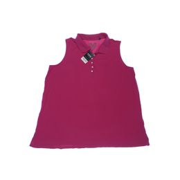 Ulla Popken Damen Poloshirt, pink, Gr. 54