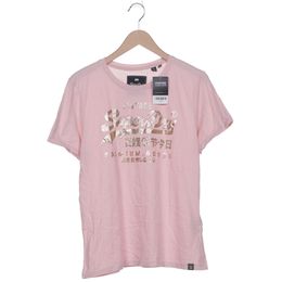 Superdry Damen T-Shirt, pink, Gr. 44