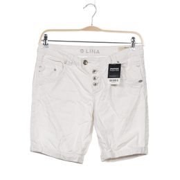 Tom Tailor Denim Damen Shorts, weiß, Gr. 27