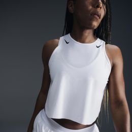 Nike AeroSwift Dri-FIT-ADV-Lauf-Tanktop im Crop-Design für Damen - Weiß