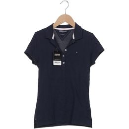 Tommy Hilfiger Damen Poloshirt, marineblau, Gr. 34