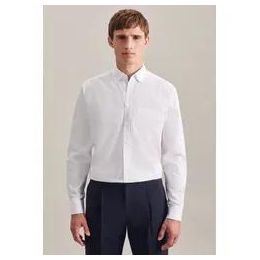 Businesshemd Seidensticker "Regular", Herren, Gr. 3XL (48), normale Ärmellängen, weiß, 100% Baumwolle, unifarben, regular fit, Langarm 2-Knopf-Manschette, Hemden, Regular Langarm Button-Down-Kragen Uni