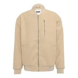 Bomberjacke Urban Classics "Urban Classics Herren Bomber Blouson" Gr. XXL, beige (wetsand) Herren Jacken