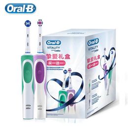 Oral-B Oral B Deep Clean Elektrische Zahnbürste Vitality Rotation Zahnaufhellung Ersetzen Sie Den Bürstenkopf Wiederaufladbare Zahnbürste
