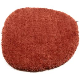 Badematte Tom Tailor "Cozy Bath UNI" Badematten Gr. rechteckig (60cm x 100cm), Polyester, braun (rust) Badteppich, Uni Farben, rechteckig, rund und oval erhältlich