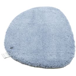 Badematte Tom Tailor "Cozy Bath UNI" Badematten Gr. rechteckig (60cm x 100cm), Polyester, blau (light blau) Badteppich, Uni Farben, rechteckig, rund und oval erhältlich