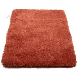 Badematte Tom Tailor "Cozy Bath UNI" Badematten Gr. rechteckig (70cm x 120cm), Polyester, braun (rust) Badteppich, Uni Farben, rechteckig, rund und oval erhältlich