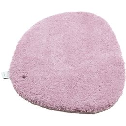 Badematte Tom Tailor "Cozy Bath UNI" Badematten Gr. rechteckig (60cm x 100cm), Polyester, rosa (rose) Badteppich, Uni Farben, rechteckig, rund und oval erhältlich