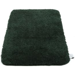 Badematte Tom Tailor "Cozy Bath UNI" Badematten Gr. rechteckig (60cm x 100cm), Polyester, grün Badteppich, Uni Farben, rechteckig, rund und oval erhältlich