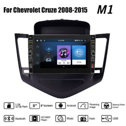 Yousui Auto Parts 8 Zoll 2 Din Autoradio Android Für Chevrolet Cruze 2008–2015 Mit Knopfknopf Kopfeinheit Stereo Gps Wifi Navigation Multimedia Player 1 + 32 Gb