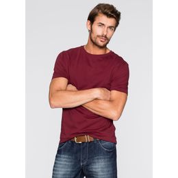 bonprix T-Shirt (3er Pack), rot, 100% Baumwolle