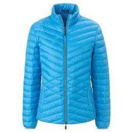 Daunen-Steppjacke Stehkragen MYBC blau, 42