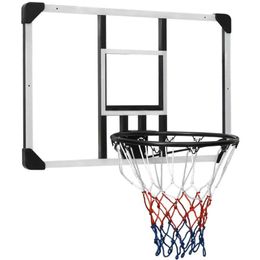 Basketballkorb Transparent 90x60x2,5 cm Polycarbonat vidaXL