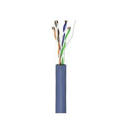 goobay Netzwerkkabel Cat.6a, U/UTP blau, 100 Meter