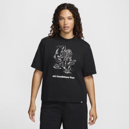 Nike ACG Grafik-T-Shirt mit weiter Passform (Damen) - Schwarz