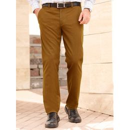 Brühl Webhose BRÜHL Gr. 30, Unterbauchgrößen, braun (cognac) Herren Hosen